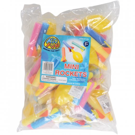 Mini Rockets Toys (One Dozen) - Price: $5.67