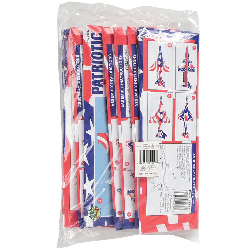 Patriotic Gliders Toy (one dozen) - Price: $3.72