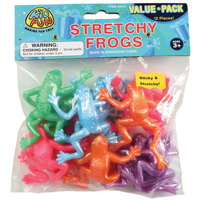 Stretchy Frogs Toy Set (One Dozen) - Price: $5.02