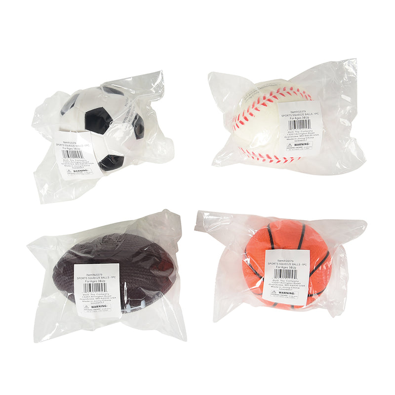 Squeeze Sport Balls Toy (One Dozen) all-sports-party-suppliesball ...
