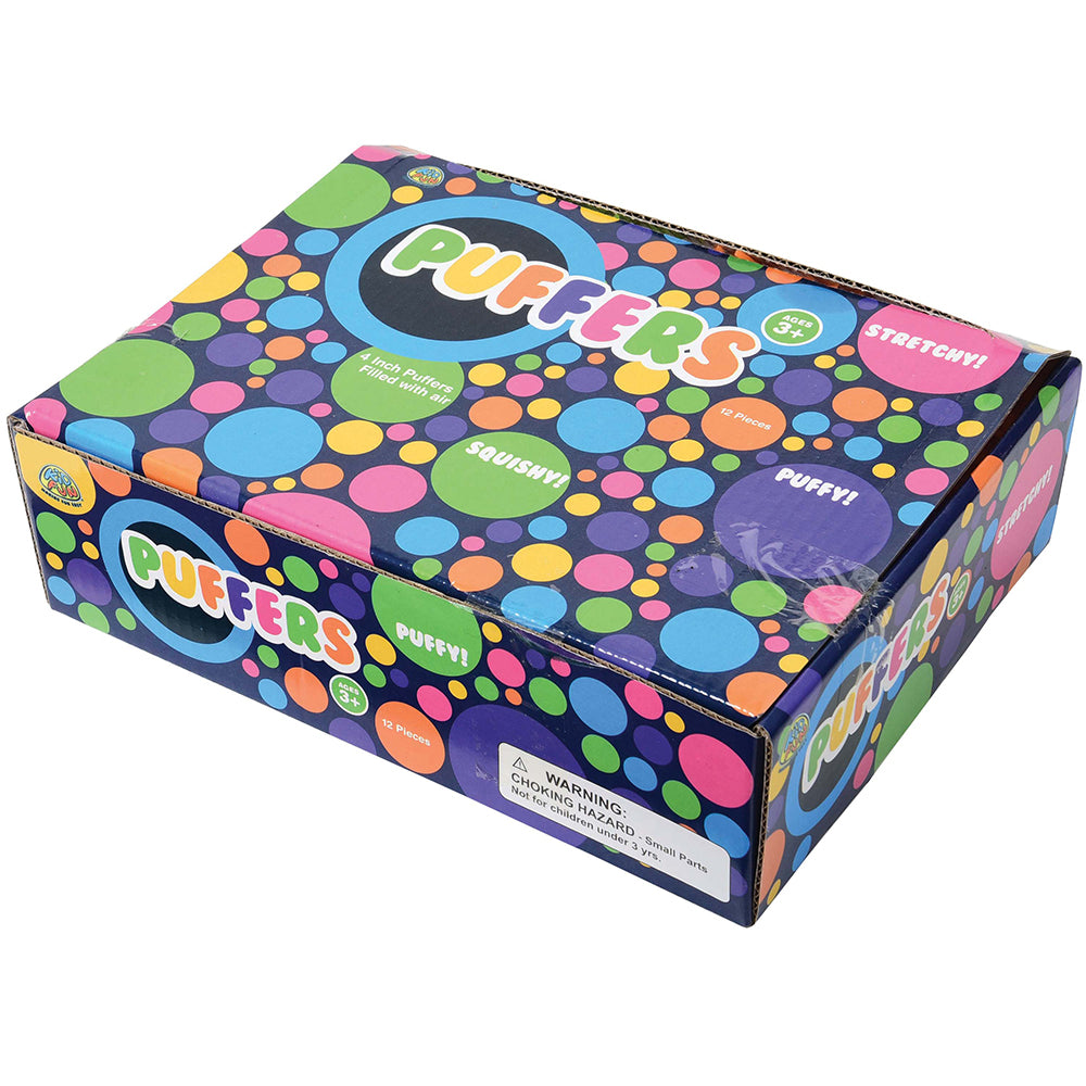 Puffer Balls - 4 Inch Toys (1 Dozen) - Price: $13.77