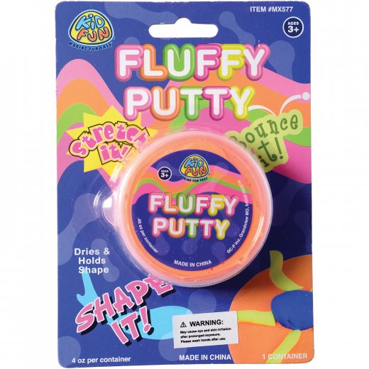 Fluffy Putty Toy (1 Dozen) - Price: $8.91