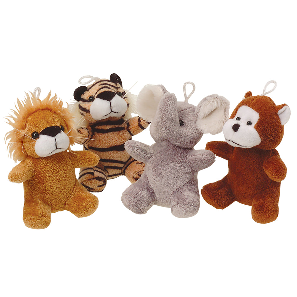 Furry Wild Animals Plush Toys (one dozen) - Price: $15.39