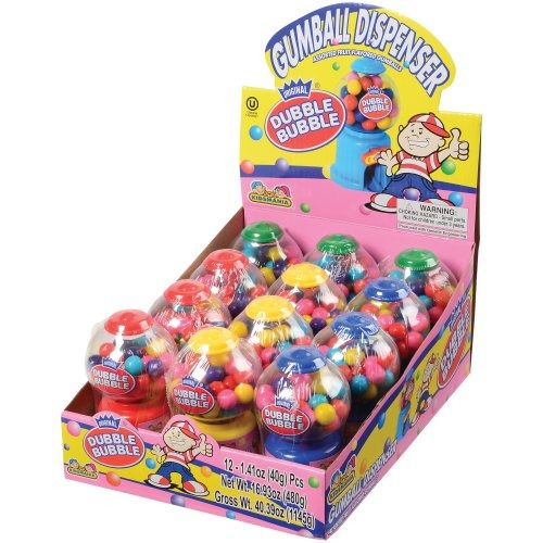 Db Mini Gumball Machines Candy (Bag of 12) - Price: $29.70