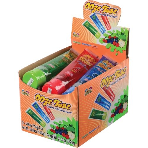 Ooze Tube Candy (Bag of 12) - Price: $40.50